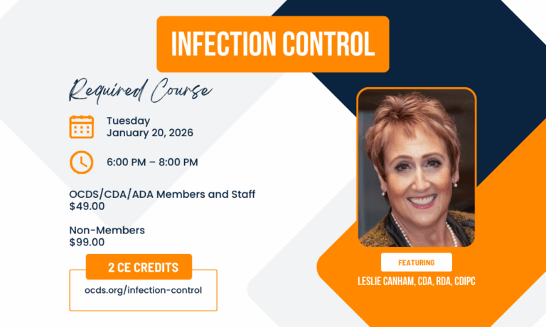 Infection Control - CDA Events Calendar | California Dental Association