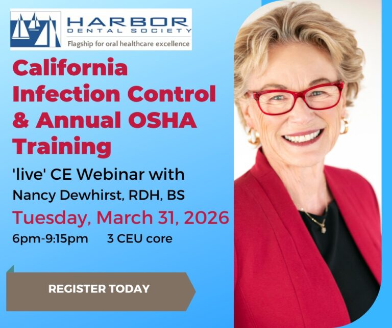 California Infection Control & Annual OSHA Training - CDA Events ...