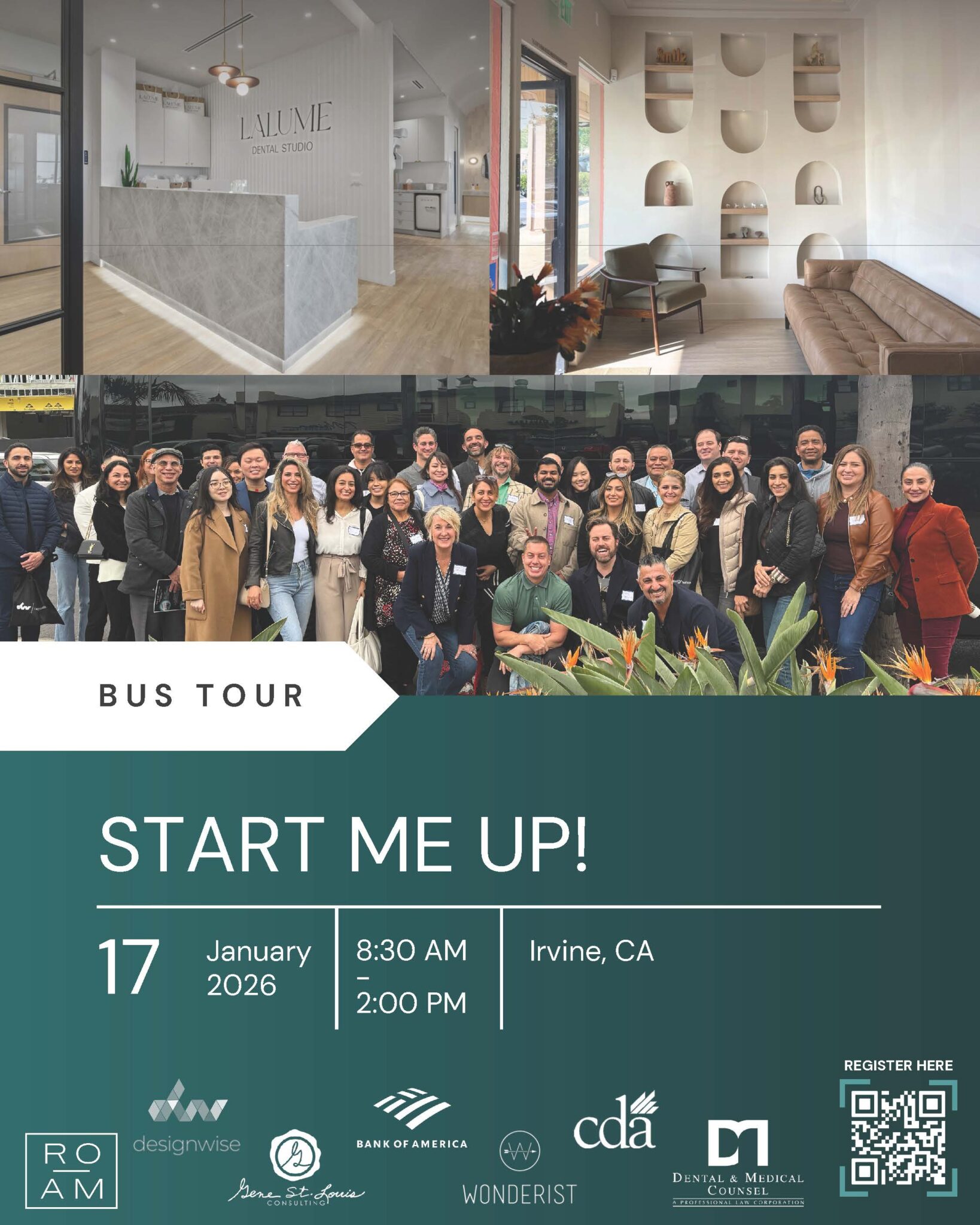 Start Me Up Bus Tour - CDA Events Calendar | California Dental Association
