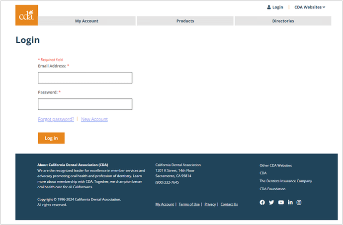 Streamline your login - CDA